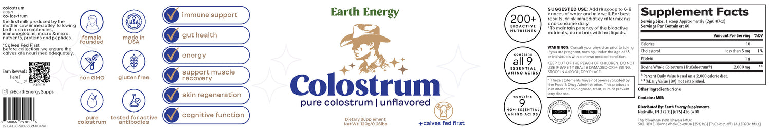 Colostrum – Earth Energy Supplements